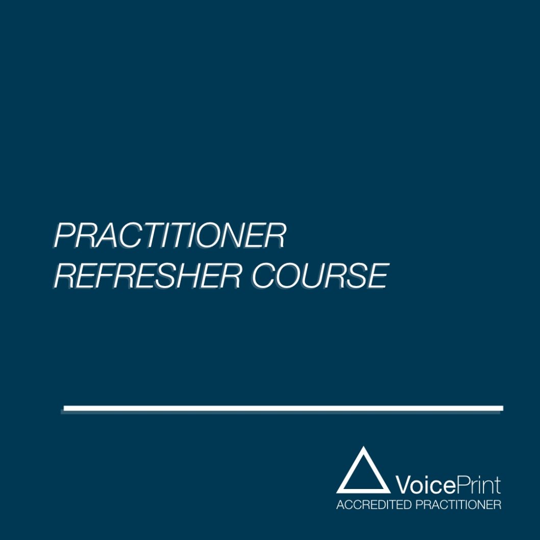 Practitioner refresher course | VoicePrint E Learning